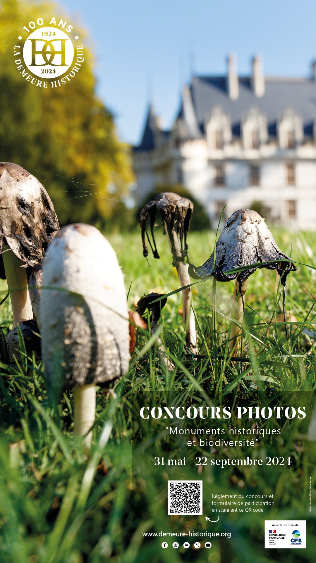 Affiches imprimées et visuels institutionnels : la Demeure Historique - La Demeure Historique